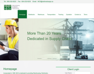 National Cargo Services Inc. | Logistics Search